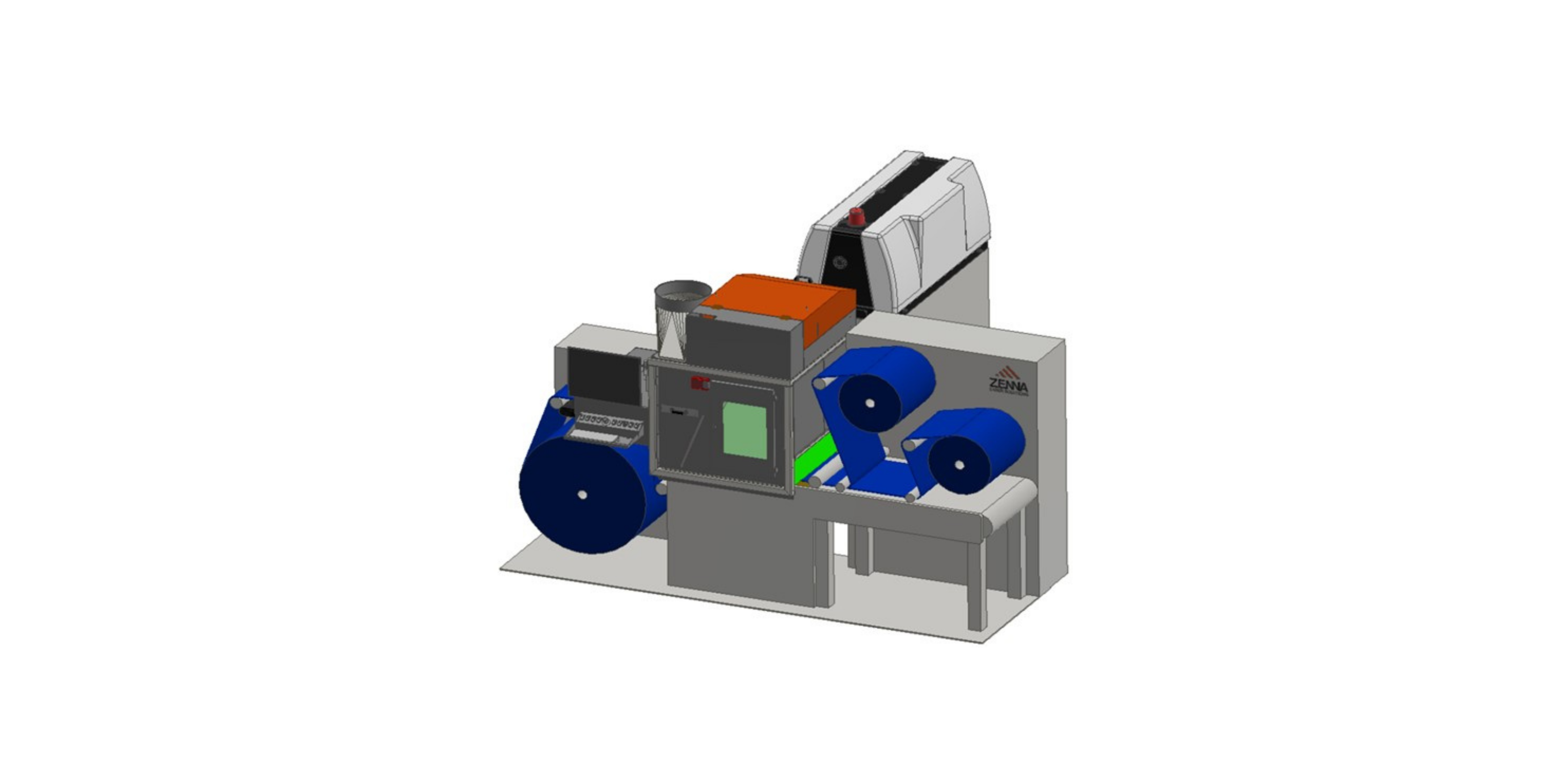 Zenna's FlexCutter R2R: abrasives laser cutting machine for roll products